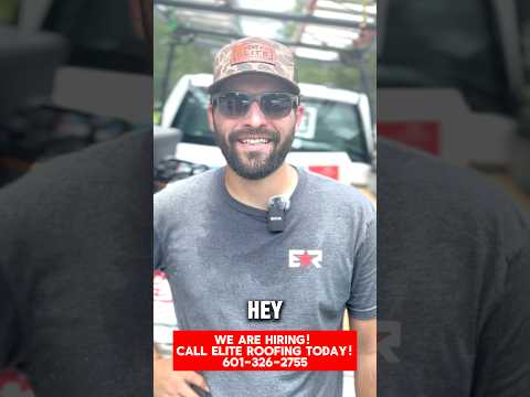 Come join the Elite team! #roofing #construction #hiring #shorts #local