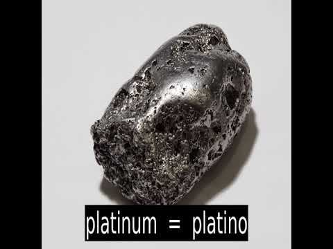 Mundo Ingles : Metales - World of Spanish : Metals