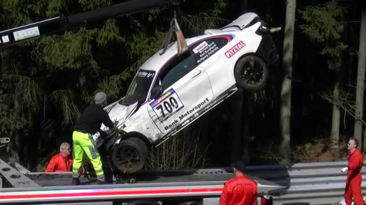 BMW M235i Racing Crashed on the Nurburgring on Saturday - autoevolution