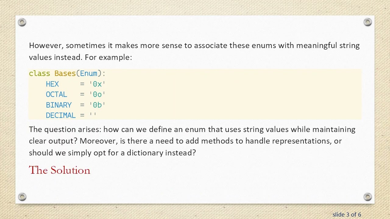 How to Create an Enum with String Values in Python