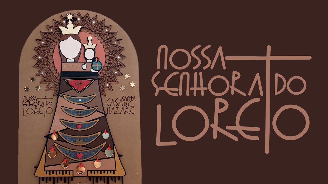 Quadro de Nossa Senhora de Loreto - Sudarius Artesanato Católico