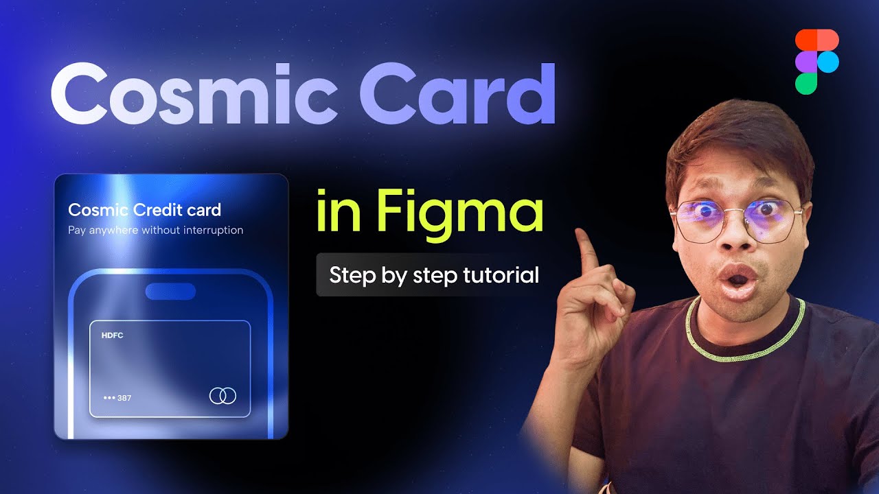 Cosmic card design in #figma | UIUX