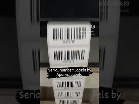 Serial Number Labels at Best Price in India