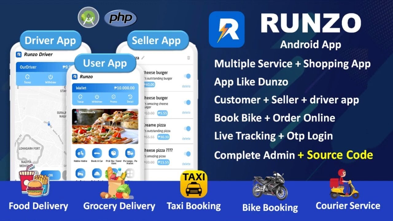 How to create an on demand App like Dunzo & Gojek | gojek clone app  | multi service app | Raunix