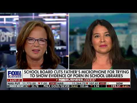 School Board Cuts Father's Mic For Reading Evidence of Porn - Nicole Neily, FOX Business 7-12-22