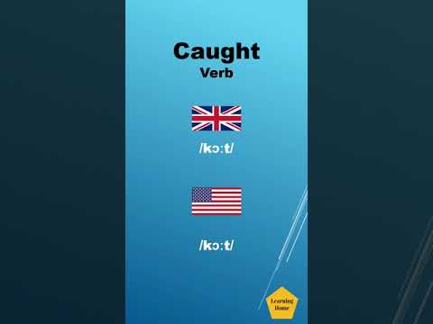 Caught meaning pronunciation and synonyms #Shorts