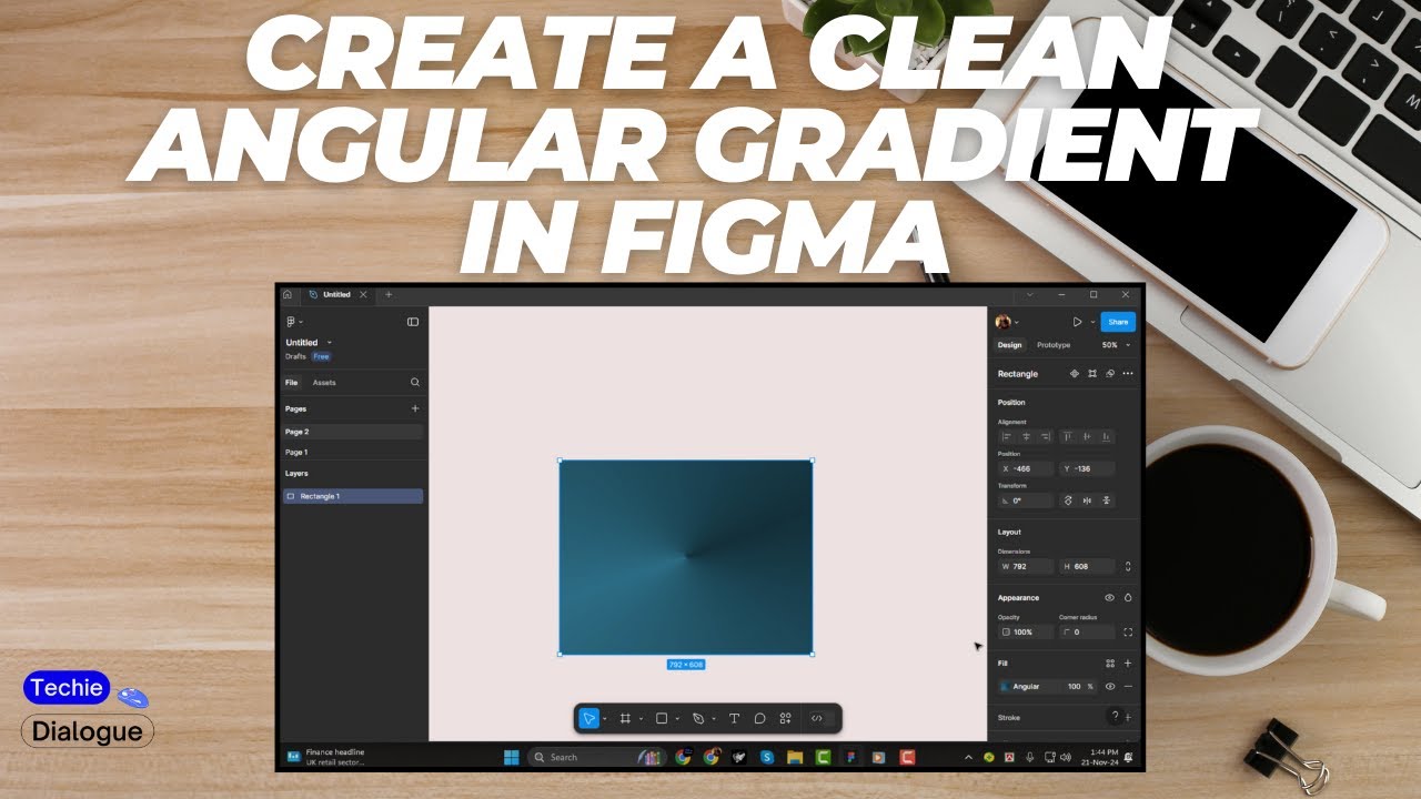 How to Create a Clean Angular Gradient in Figma