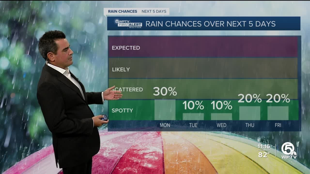 First Alert Weather Forecast for Afternoon of Monday, Oct. 24, 2022