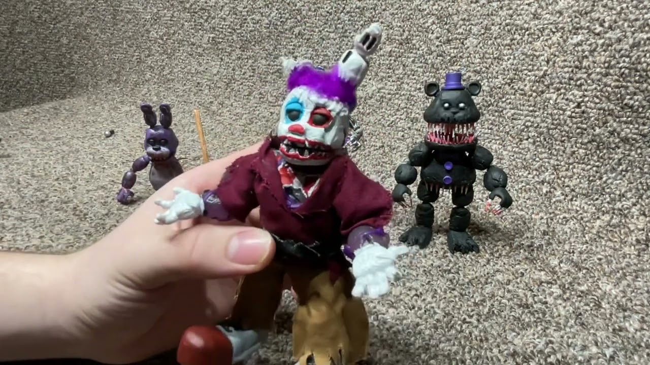 FNAF Custom Five Nights at Freddy’s figures Clown Springtrap, Nightmare, etc