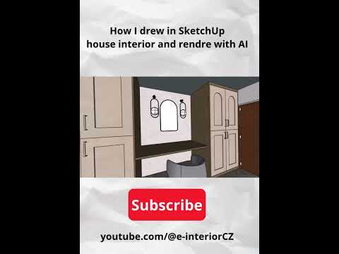 How I drew in SketchUp house #interiordesign #interiordesigninspiration #houseinteriors #housedesign