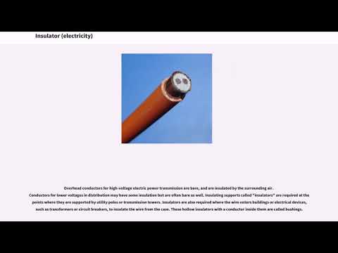 Insulator (electricity)