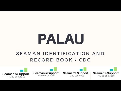 What is Palau CDC ? How Where to apply Palau Seaman Book online ?