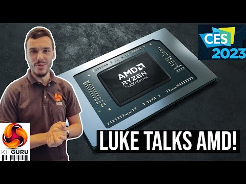 CES 2023: Luke talks AMD 3D V-Cache and Ryzen 7000 for laptops!