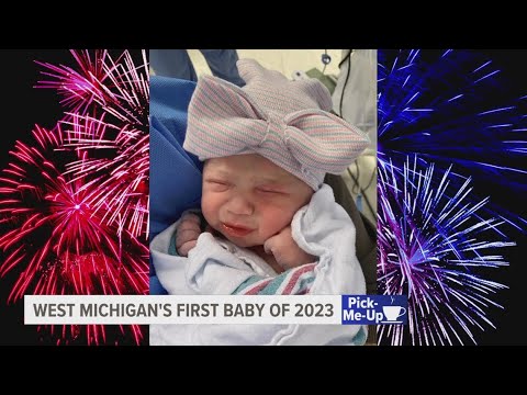 Corewell Health West welcomes 1st baby of 2023