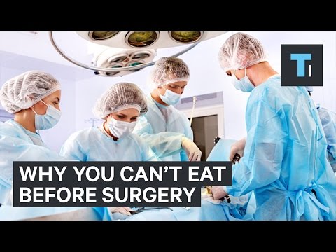 An anesthesiologist explains why you can’t eat before surgery