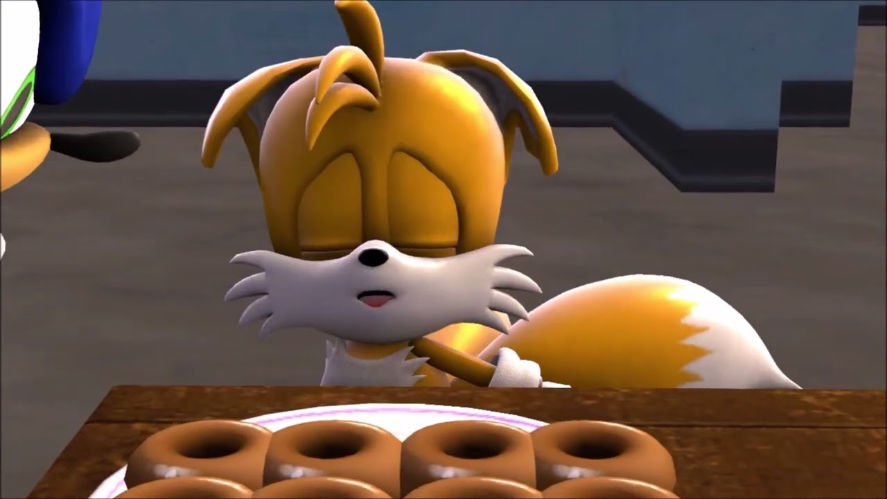 Tails' Eats Donuts and Imposter Sonic Hates Tails (Sonic SFM)