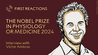 First Reactions | Victor Ambros, Nobel Prize In Physiology Or Medicine ...