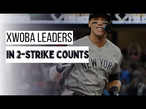 Two-Strike Count xwOBA Leaders | Top 10 | Fantasy Baseball 2023