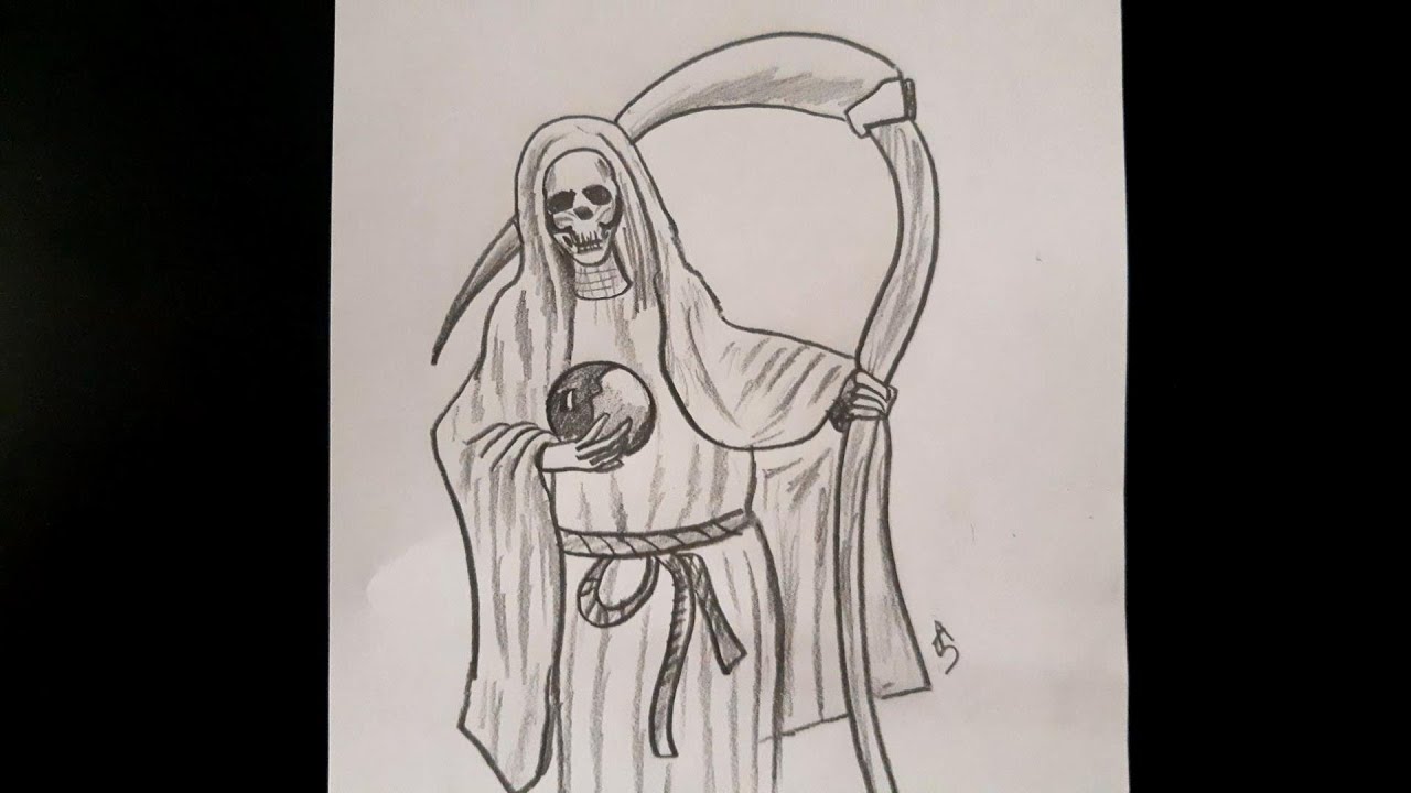 Cómo dibujar a la Santa Muerte