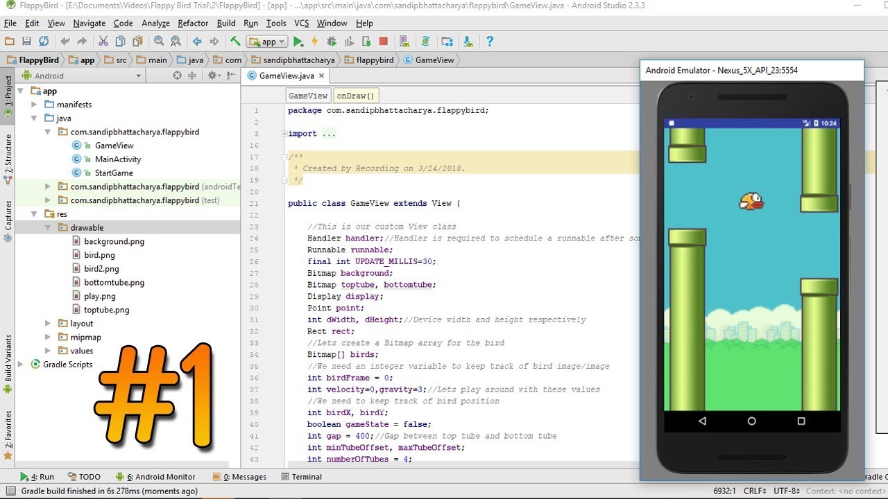 Programming Flappy Bird for Android - Part 1
