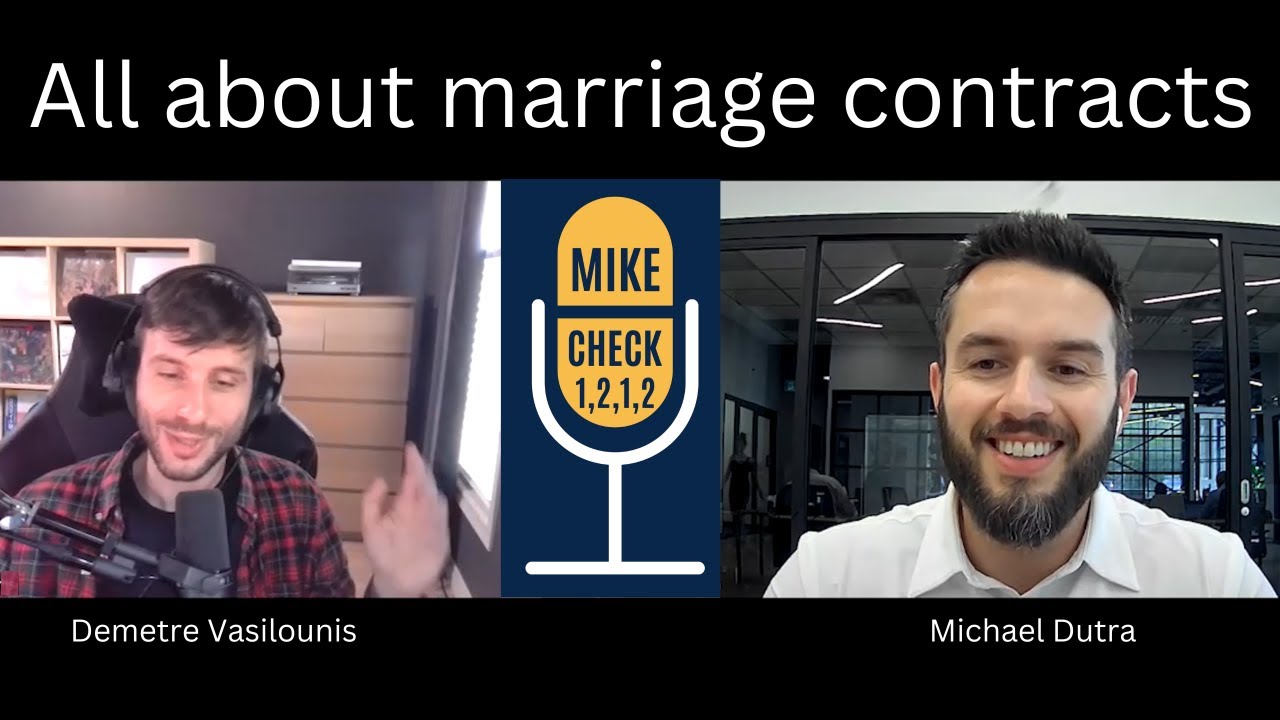 What is a marriage contract and do you need one?