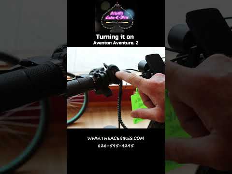 How to Turn on the Aventon Aventure 2 EBike