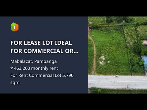 FOR LEASE LOT IDEAL FOR COMMERCIAL OR INDUSTRIAL USE NEAR NLEX AND TIPCO