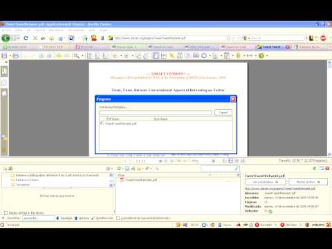 Retrieve a bibliographic reference from a pdf archive on 5 seconds (with Zotero, a Firefox add-on)