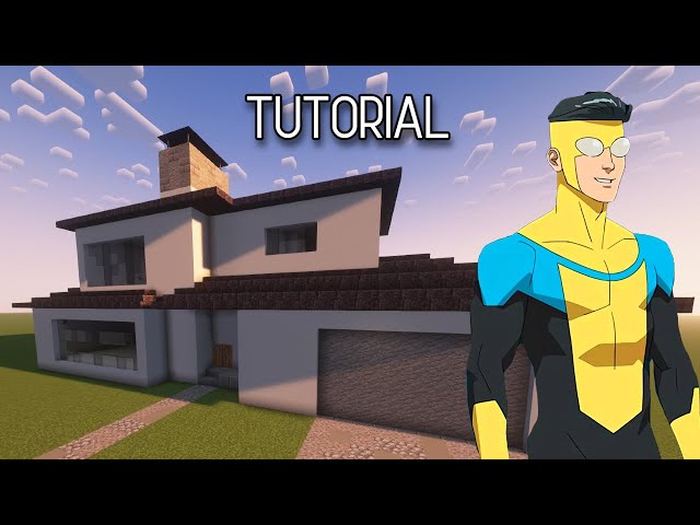 Invincible - House Build and Tutorial Minecraft Map
