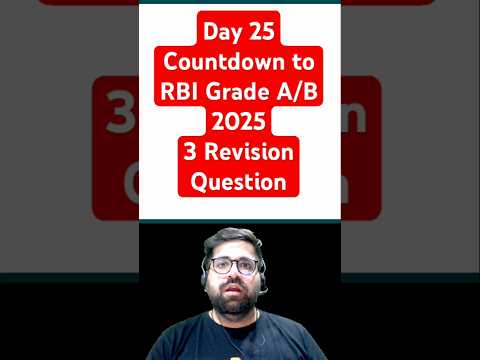 RBI Grade B Phase 2 Question Answer 2025 | RBI Grade B FM & ESI Objective Questions |EduTap