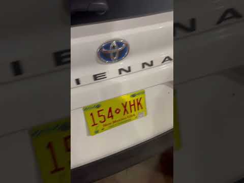 El Paso airport rental car pick up Toyota Sienna hybrid