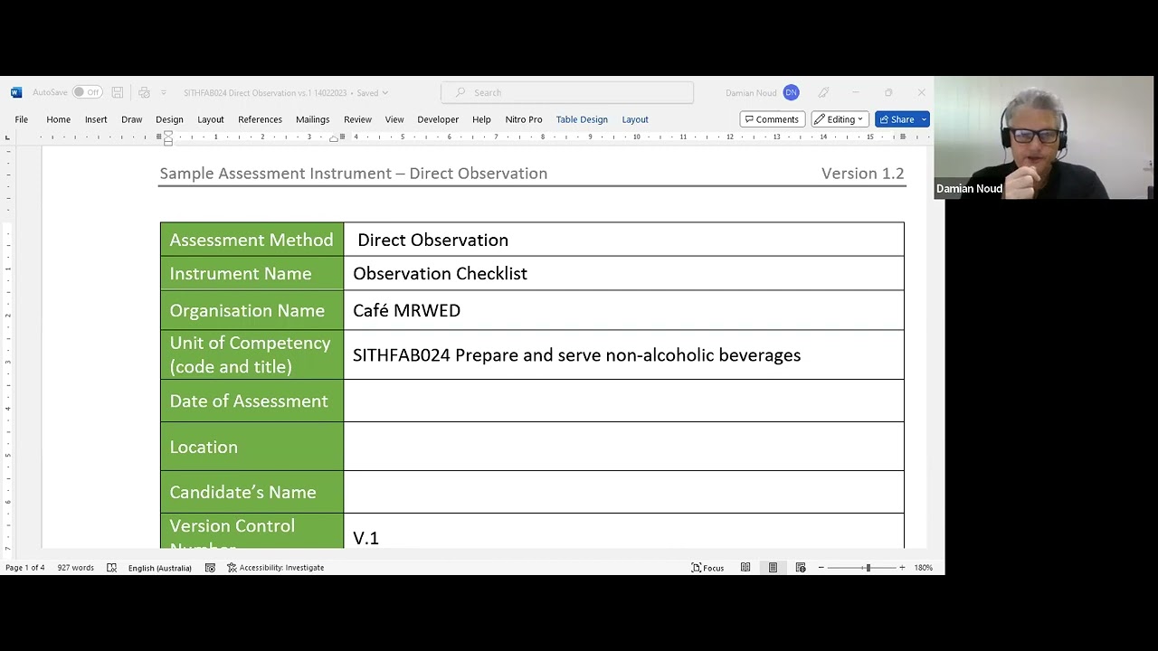 Creating Assessment Instruments (Assessment Tool Design Day)