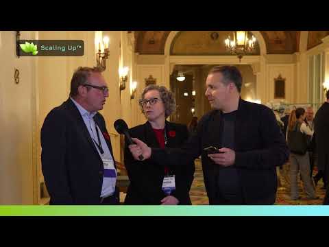 Tom Rosser and Monique Frison, Government, at Scaling Up Conference 2023