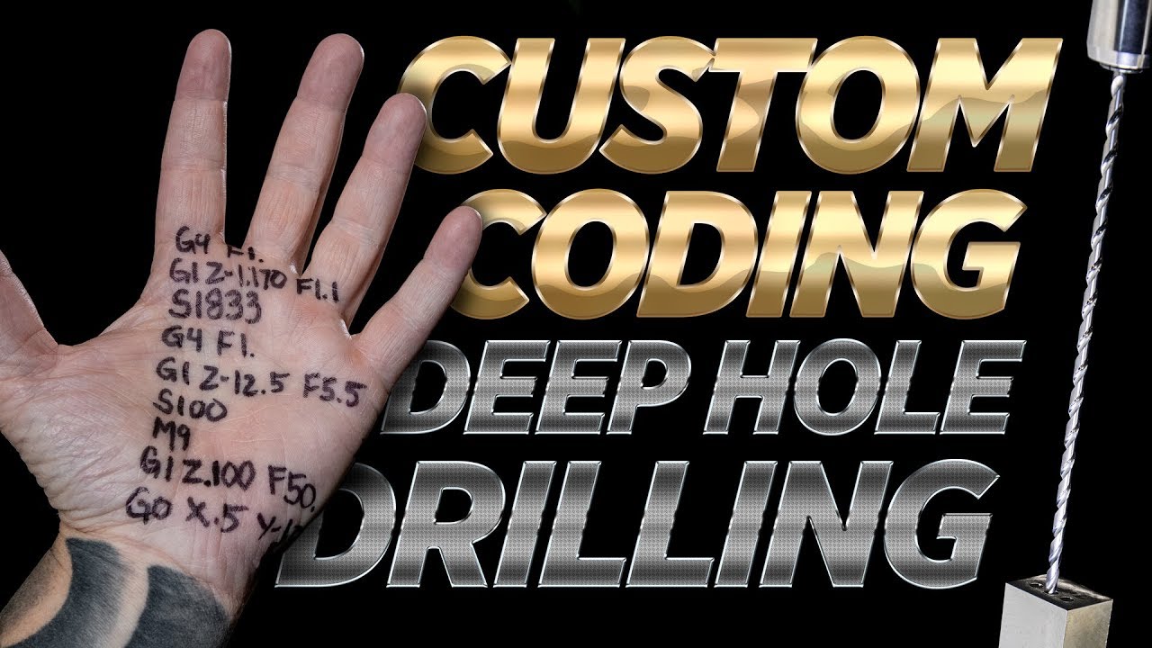 G & M Code | Secret Technique for Deep Hole Drilling | CNC Machining | Vlog #109