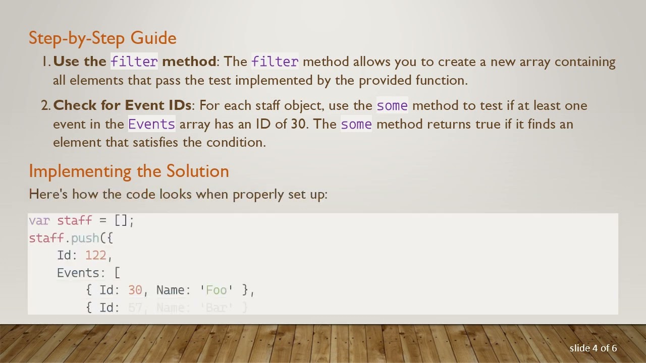 How to Filter an Array Based on Sub-Array Object Properties in JavaScript