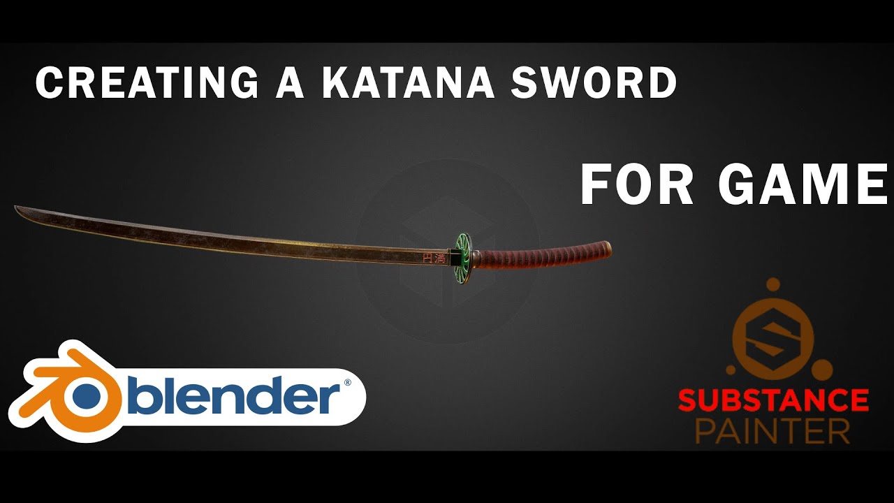 Modeling game asset with Blender and substance painter