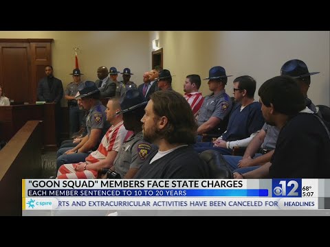 Six members of Mississippi ‘Goon Squad’ sentenced on state charges