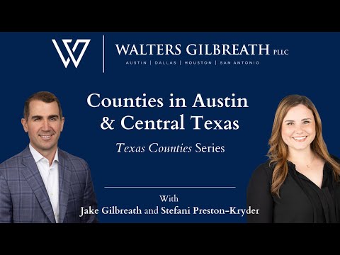 Counties in Austin & Central Texas | Texas Counties series