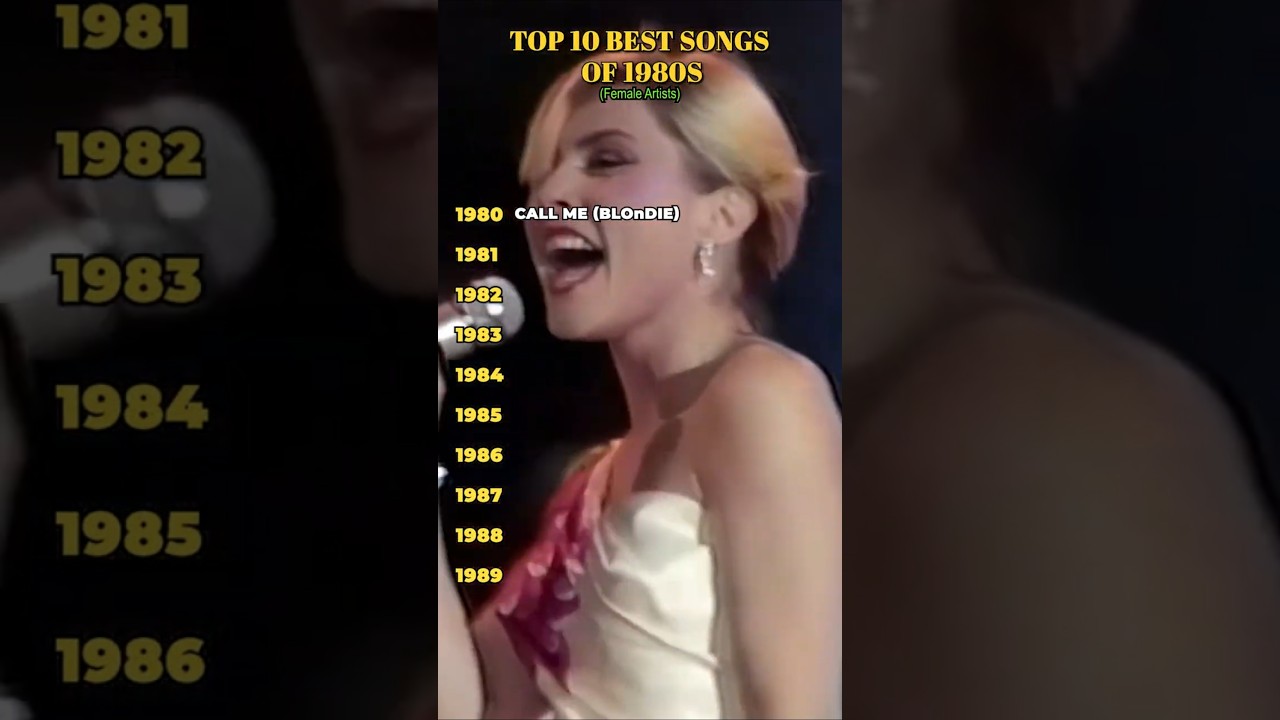 Best songs of 1980’s (Female Artists) #nostalgia #80smusic #flashback #80s #music