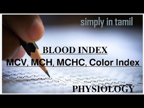 Blood indices | Physiology | Explanation in Tamil | Mean corpuscular Volume| Hemoglobin | Sukumiii