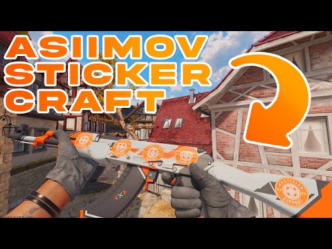 Ak-47 | Asiimov (CS2 Sticker Crafts)