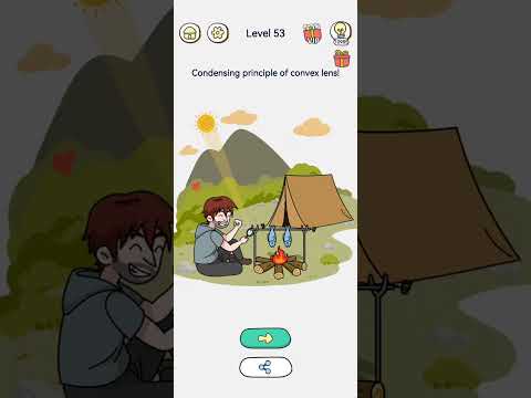 Brain Maze Level 53 How to make a fire?