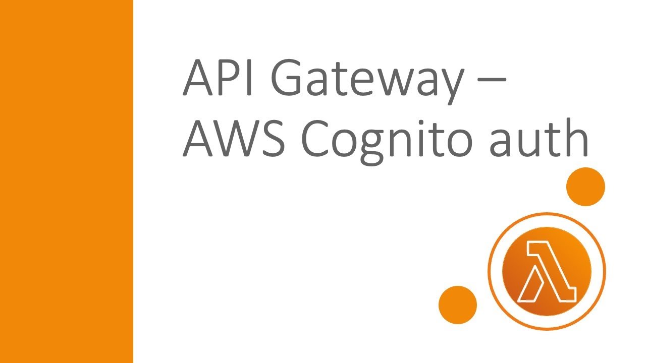 REST API Gateway - Add authentication using a Cognito authorizer