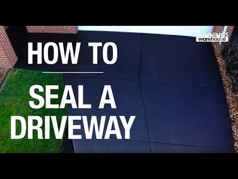 How to seal a driveway - Bunnings Warehouse
