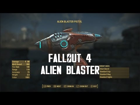 Steam Community :: Video :: Fallout 4 | Unique Weapon Guide | Alien Blaster