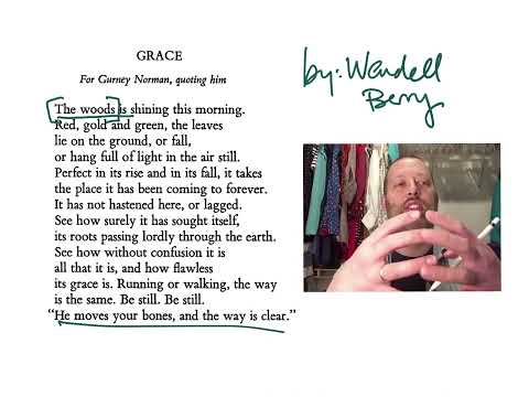 "Grace" (Wendell Berry) - Poetry Read-Aloud and Reaction/Analysis