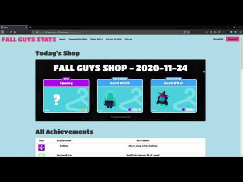 Fall Guys Stat Tracker