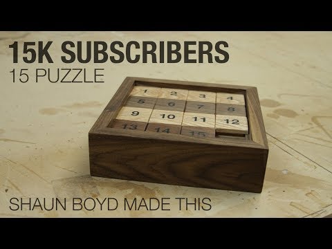 Building a Wood Puzzle for 15K Subscribers! - Shaun Boyd Made This