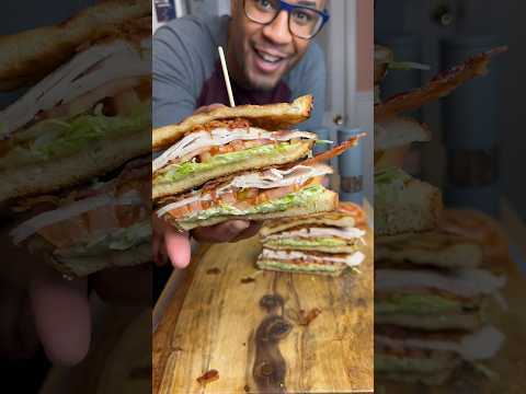 Turkey club sandwich