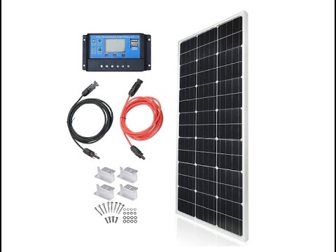 TP-solar Solar Panel Kit 100 Watt 12 Volt Monocrystalline Off Grid System for Homes RV Boat-Overview